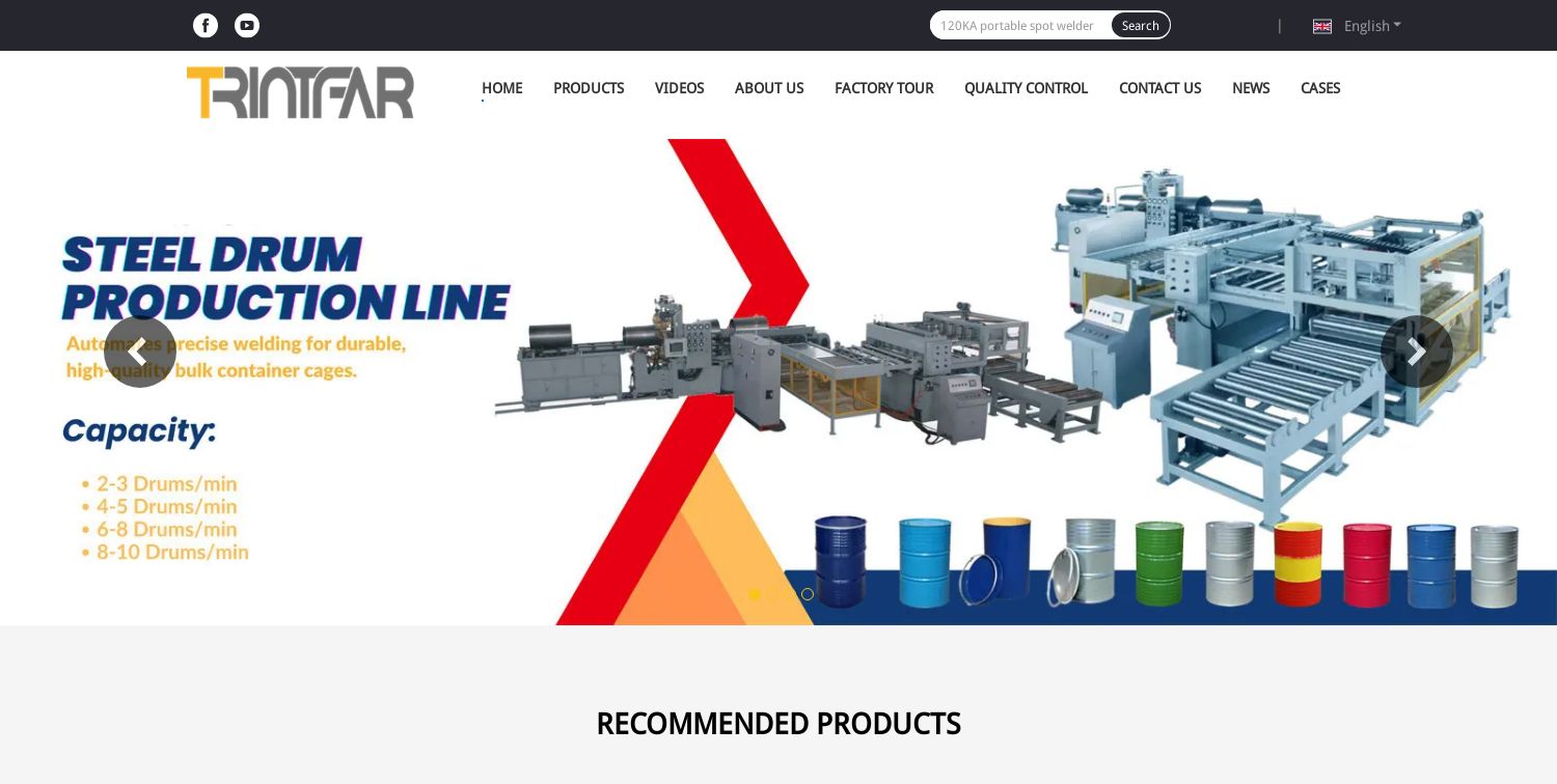 pc interface of spot-weldingmachines.com