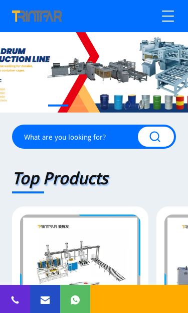 mobile interface of spot-weldingmachines.com