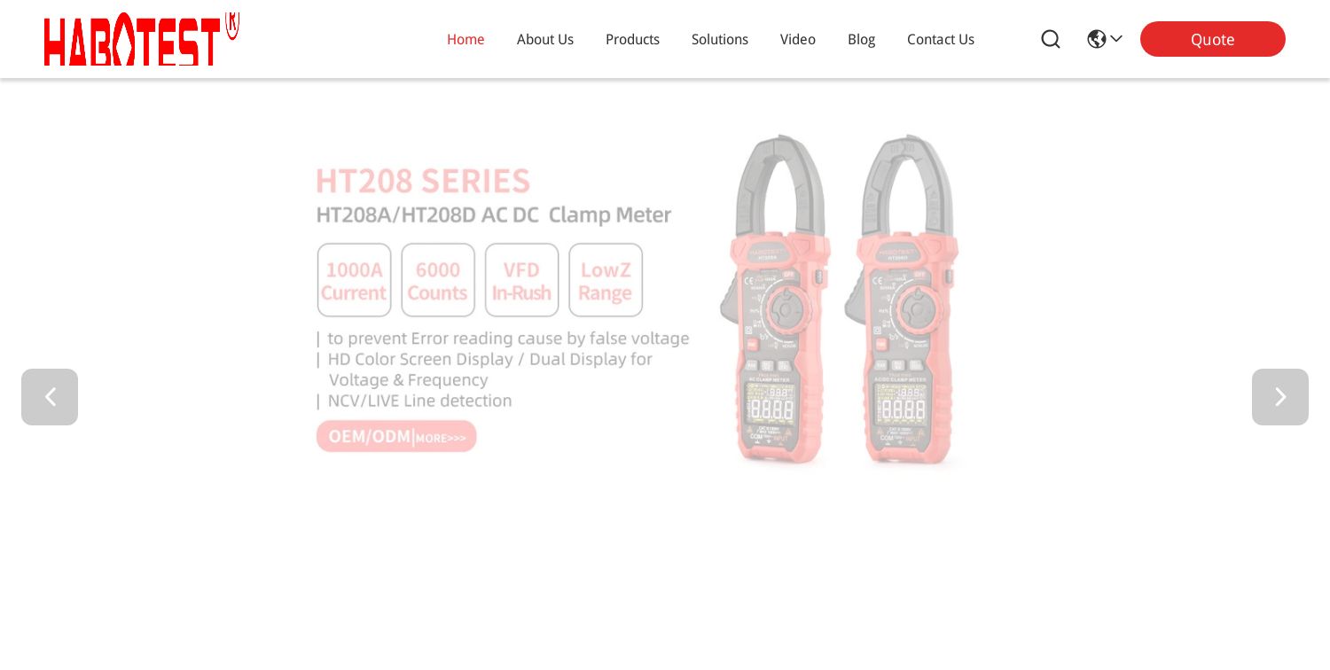 pc interface of habotest.com