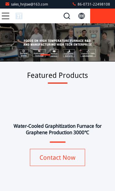 mobile interface of hnpcae.com