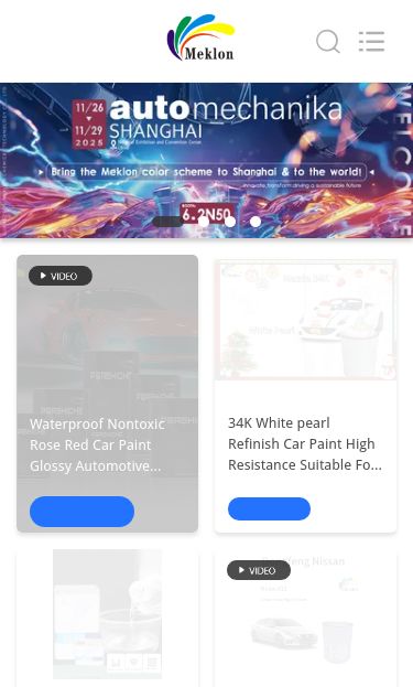 mobile interface of refinishcarpaint.com