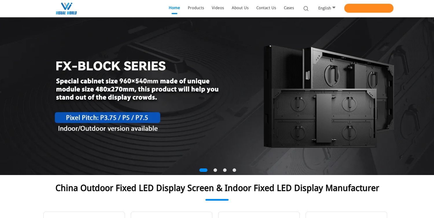 pc interface of leddisplaysscreens.com