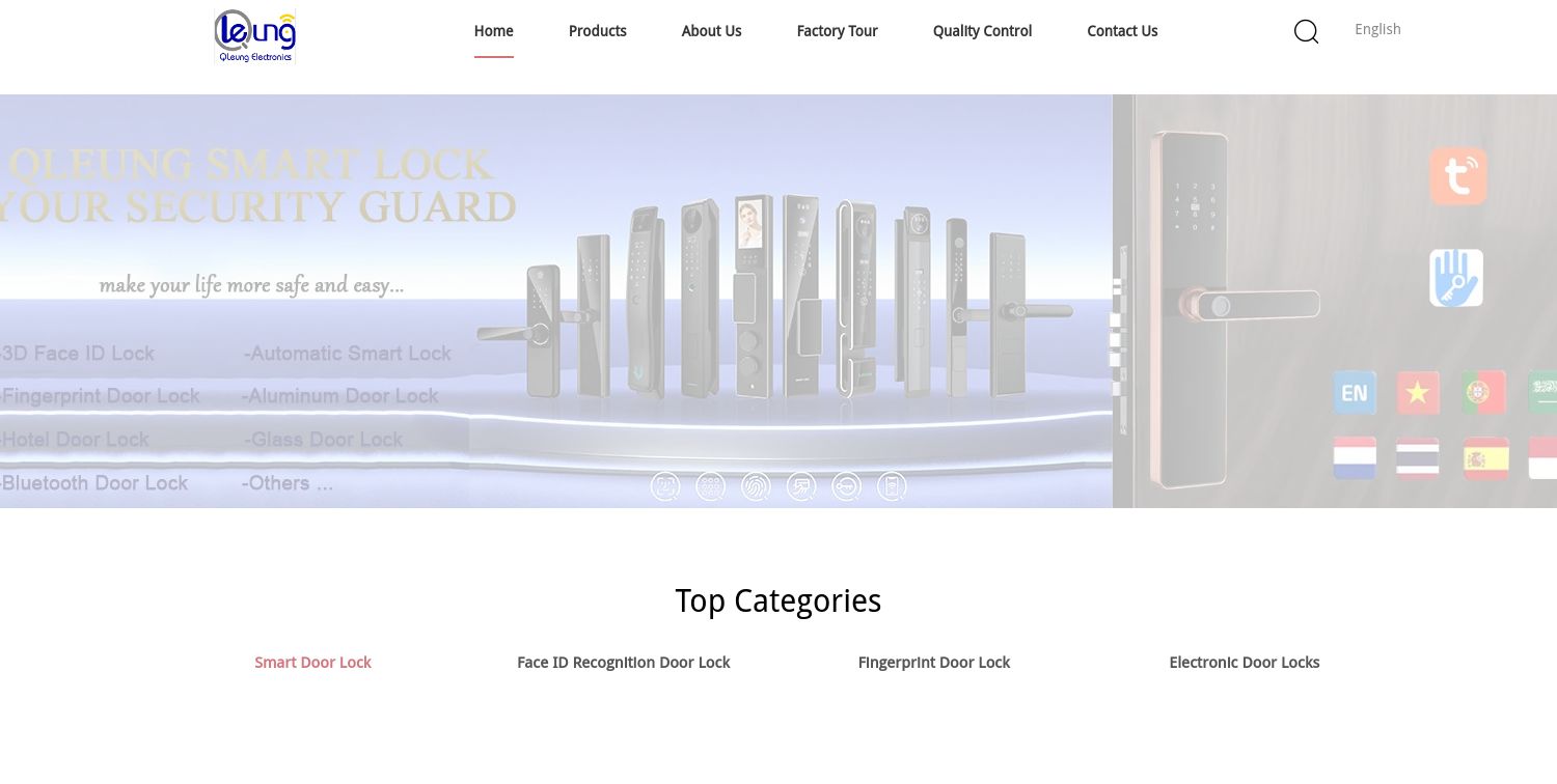 pc interface of qleunglock.com