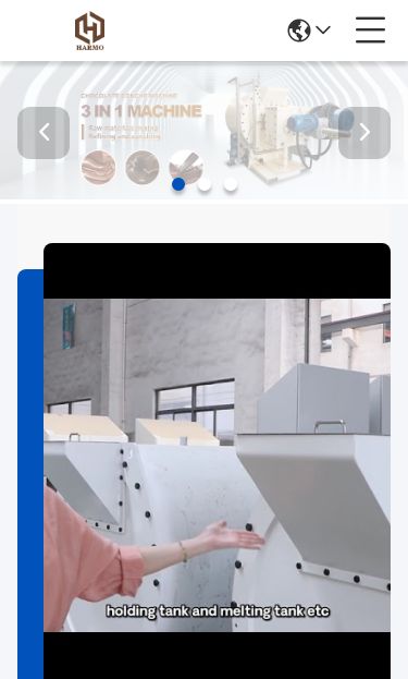 mobile interface of chocolateconchemachine.com
