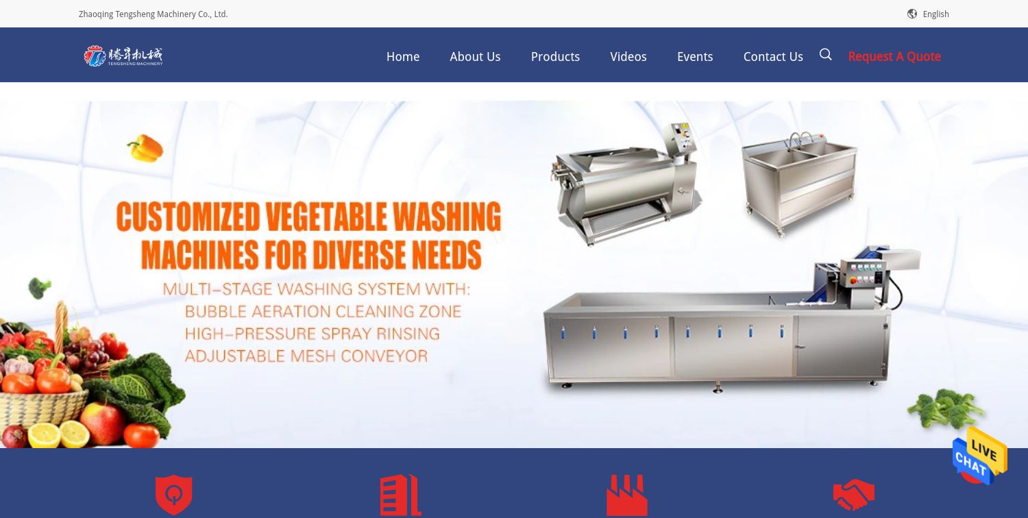 pc interface of vegetableprocessingmachines.com