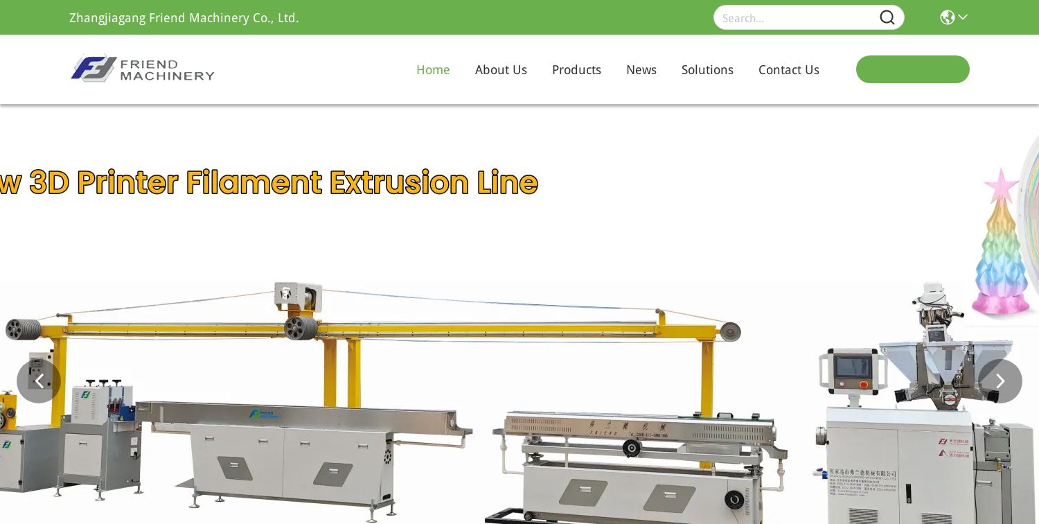 pc interface of friendplasticmachine.com