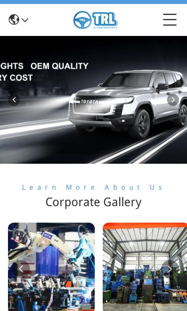 mobile interface of automobile-spareparts.com