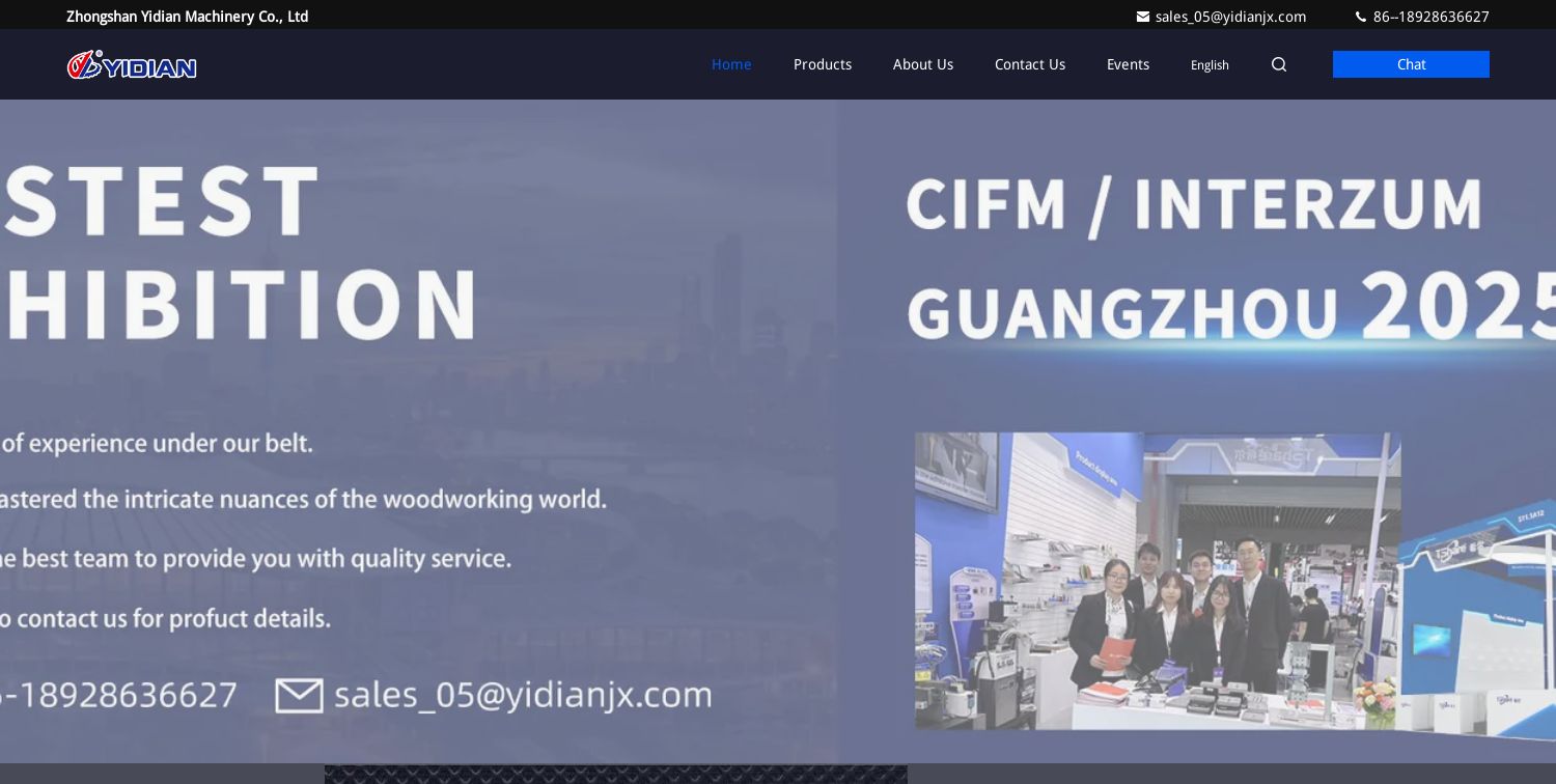 pc interface of woodworkmachineparts.com