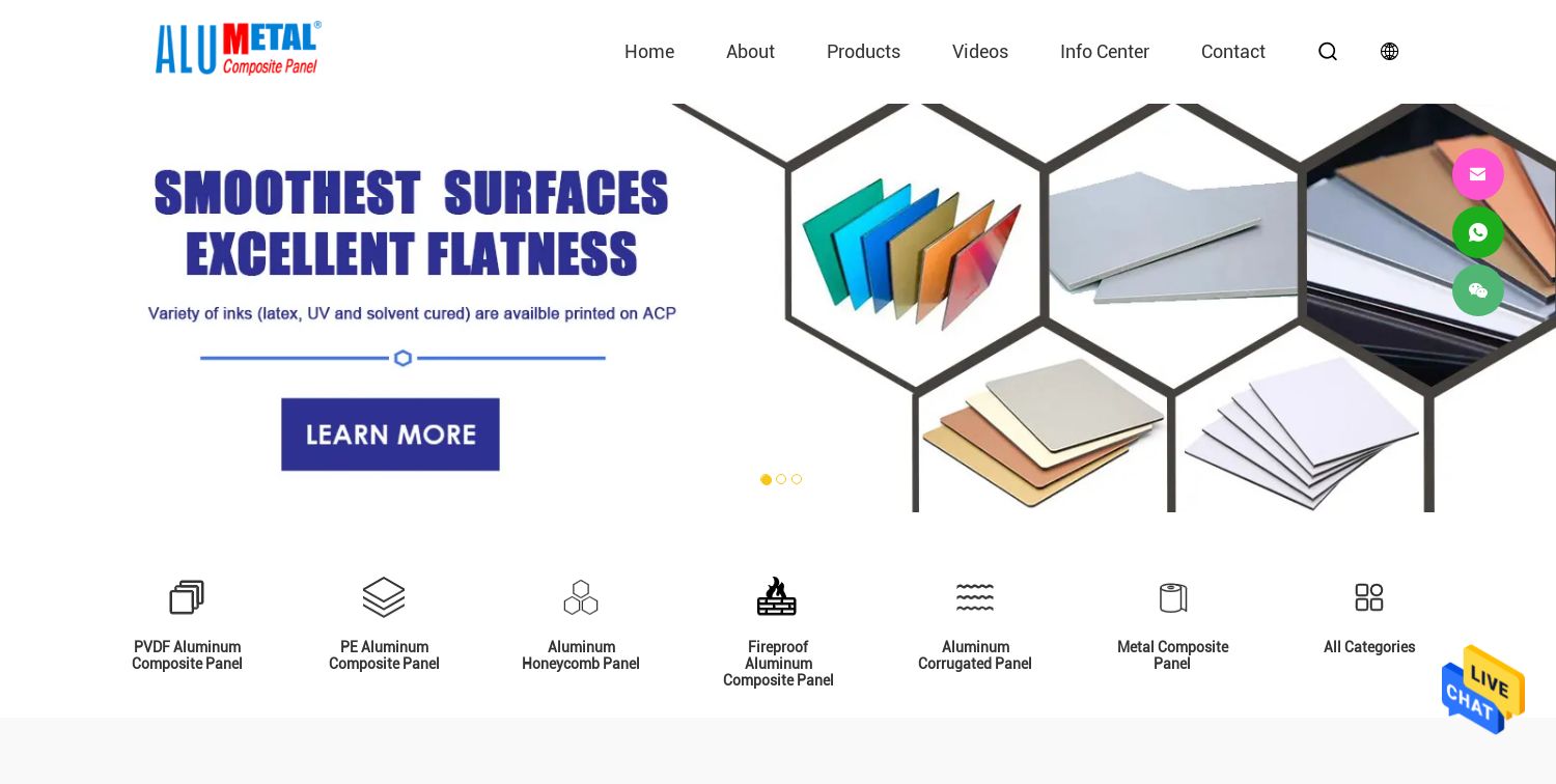 pc interface of alumetalcompositepanel.com