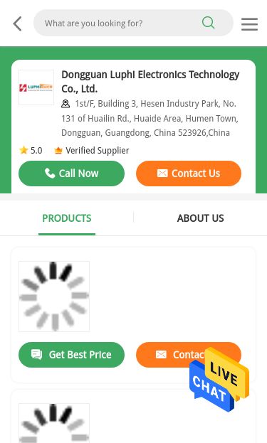 mobile interface of pcb-membraneswitch.com