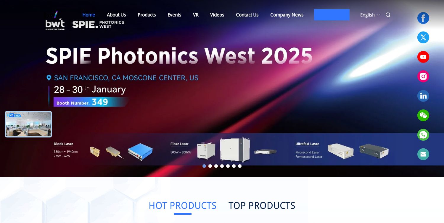 pc interface of bwt-laser.com