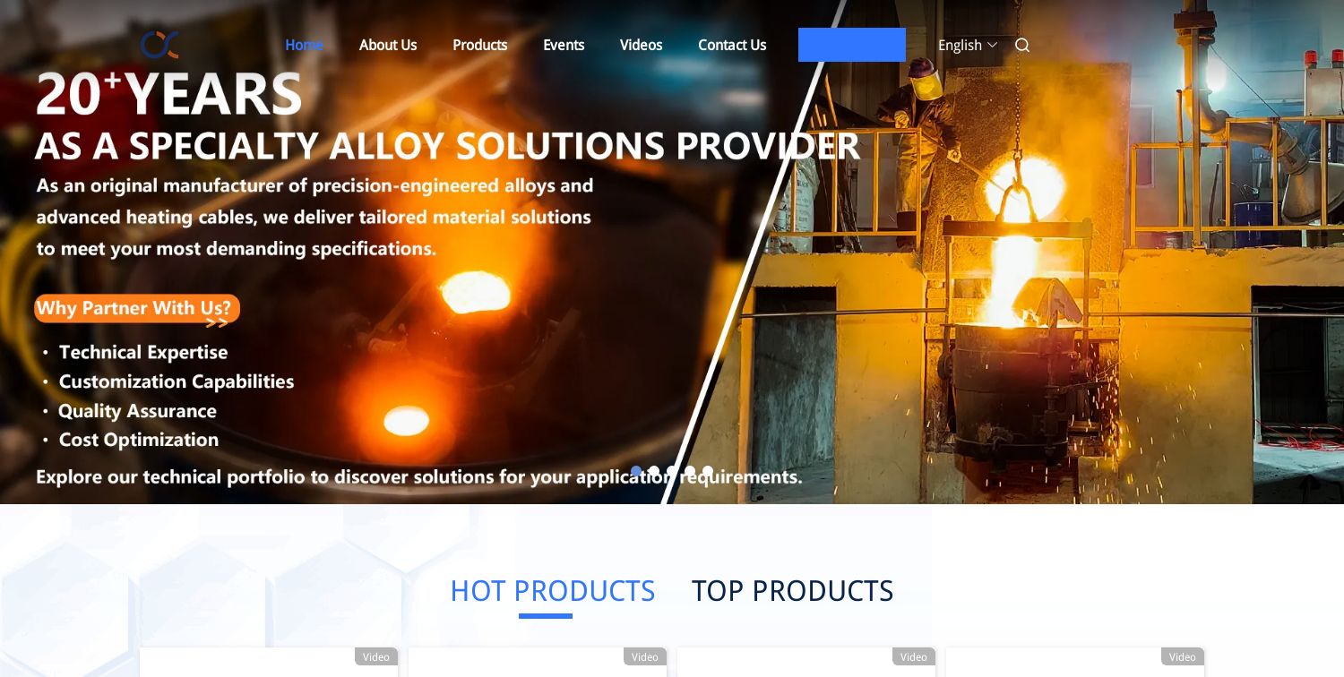 pc interface of heatingalloywire.com