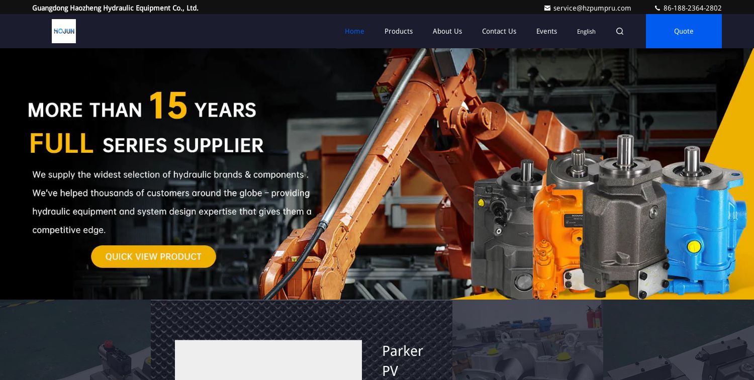 pc interface of hydraulic-pumpparts.com