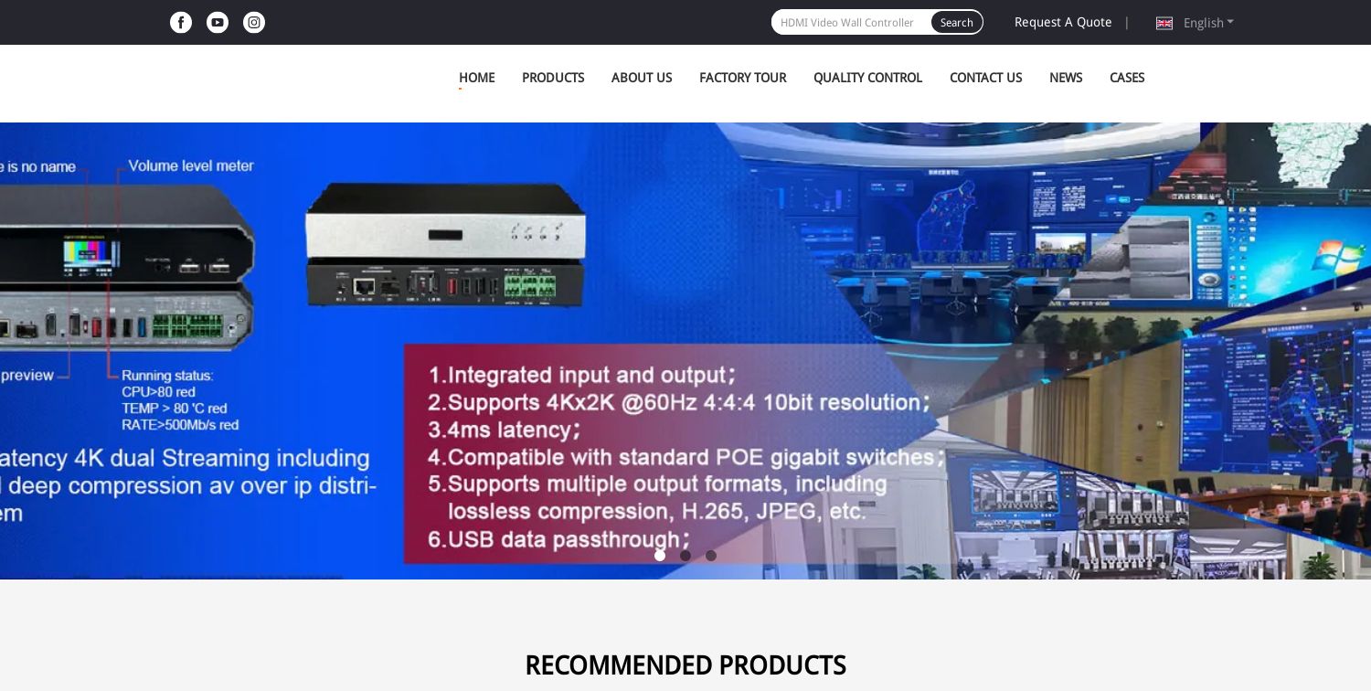 pc interface of video-wallcontroller.com