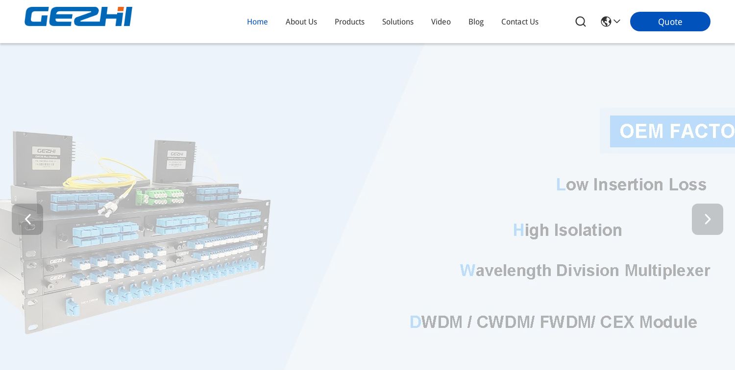 pc interface of cwdm-muxdemux.com