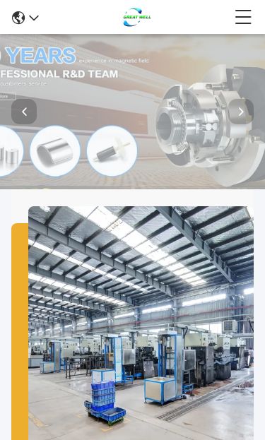 mobile interface of ndfeb-permanentmagnets.com