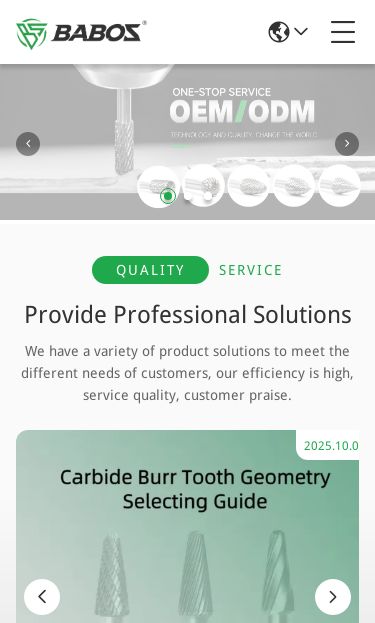 mobile interface of industrial-cuttingtools.com