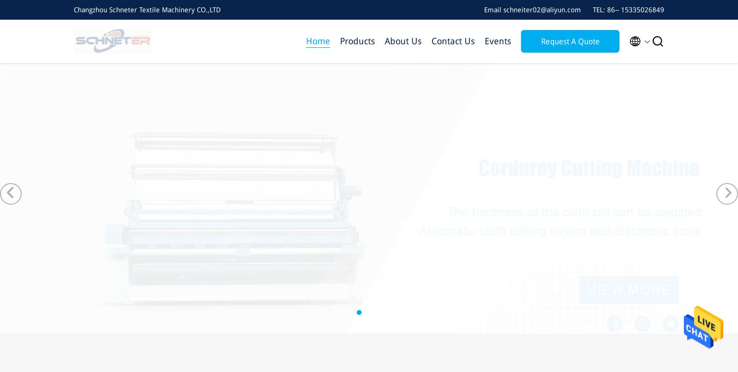 pc interface of corduroycuttingmachine.com
