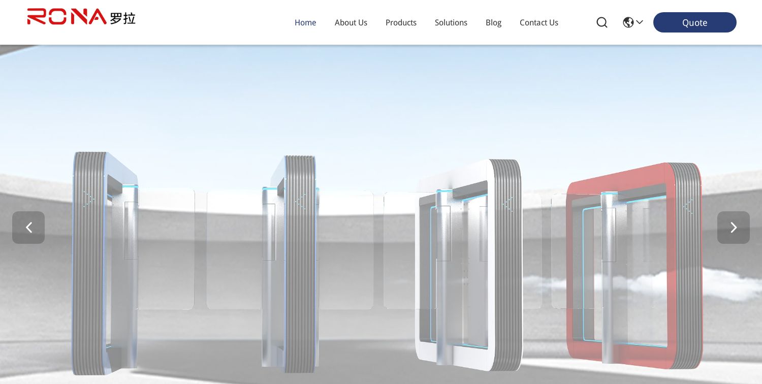 pc interface of accesscontrol-turnstiles.com