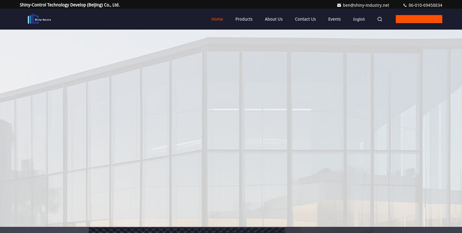 pc interface of curtainwallwindow.com