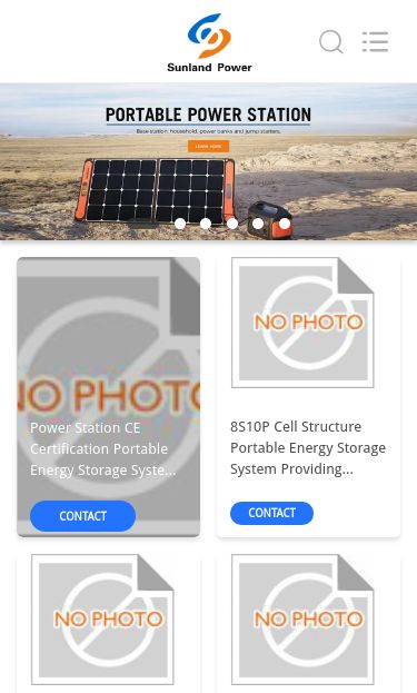 mobile interface of tacbattery.com