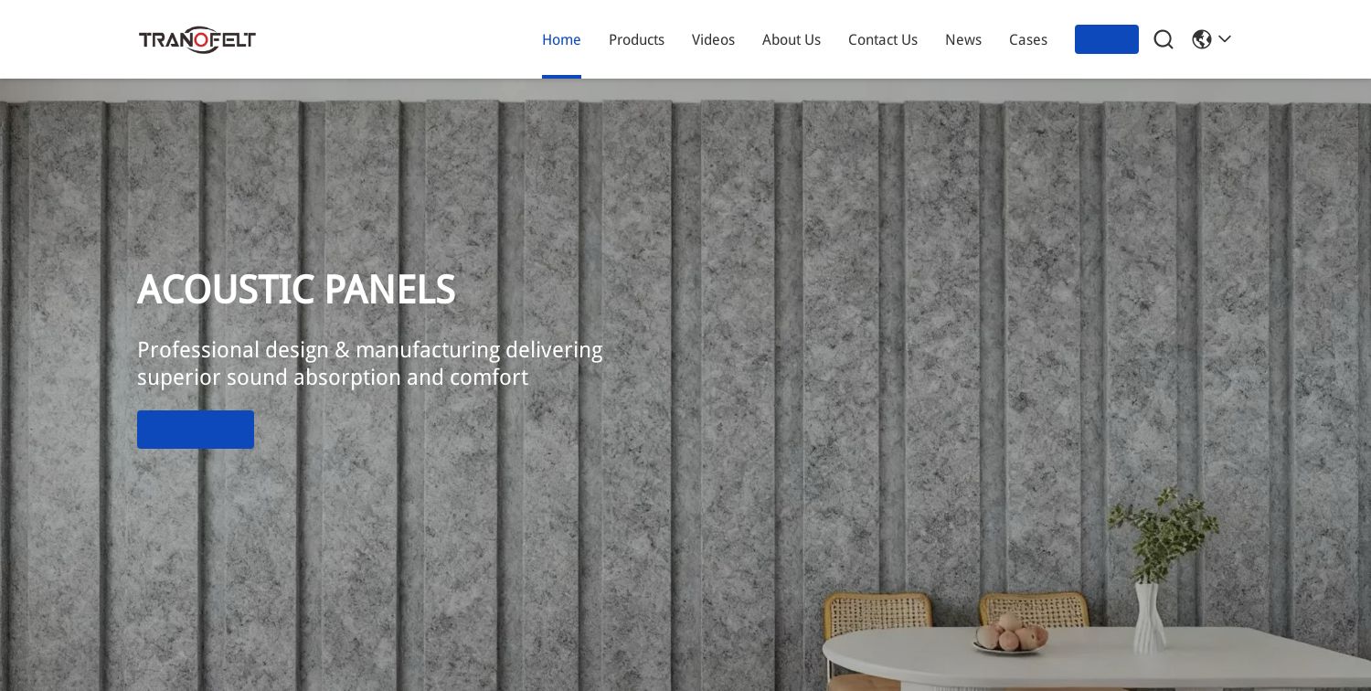 pc interface of felt-acousticpanels.com