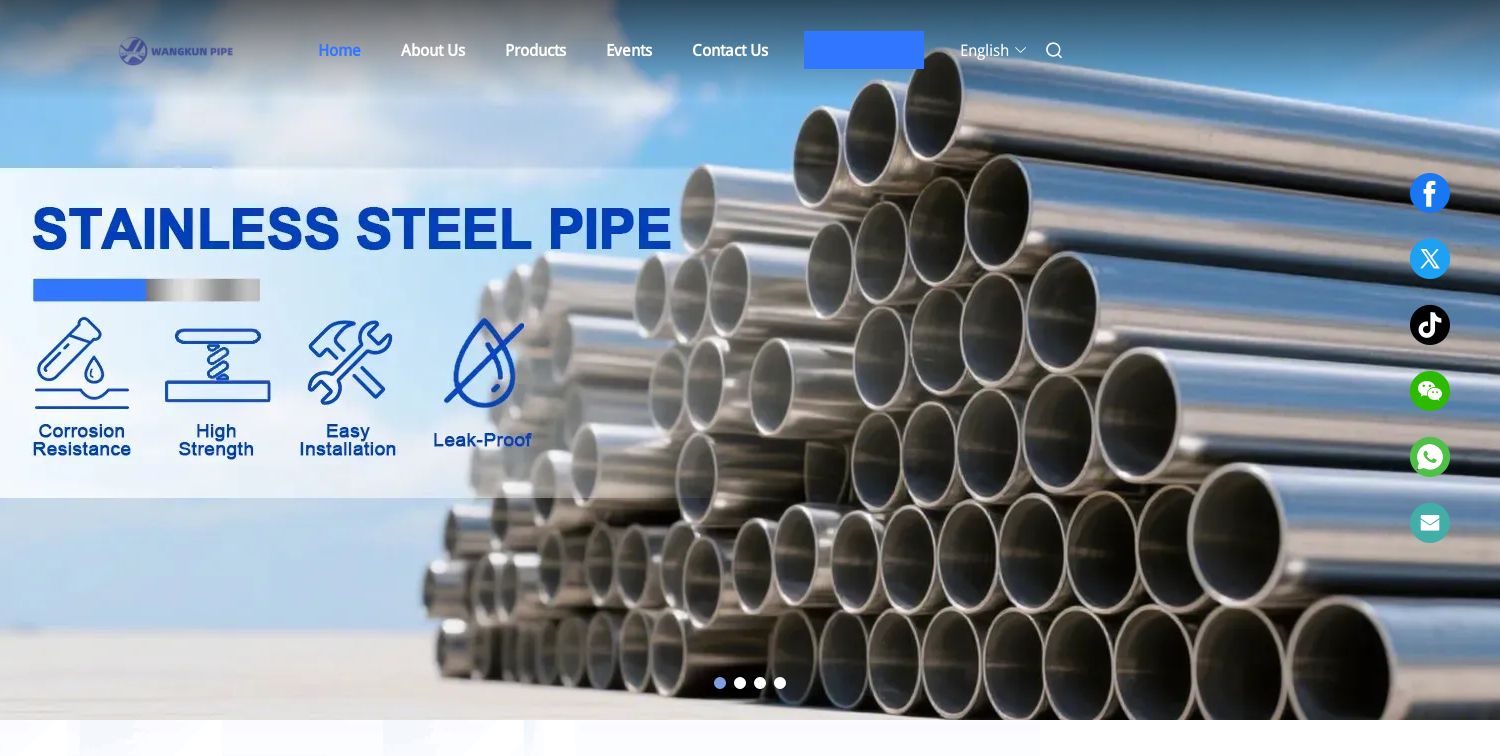 pc interface of sssteel-pipes.com