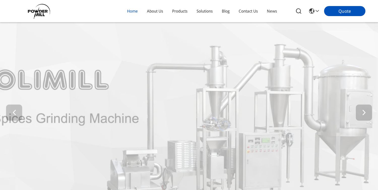 pc interface of mierpowder.com