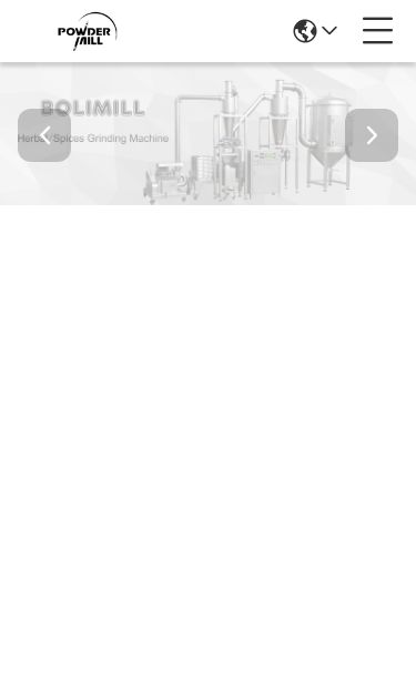 mobile interface of mierpowder.com