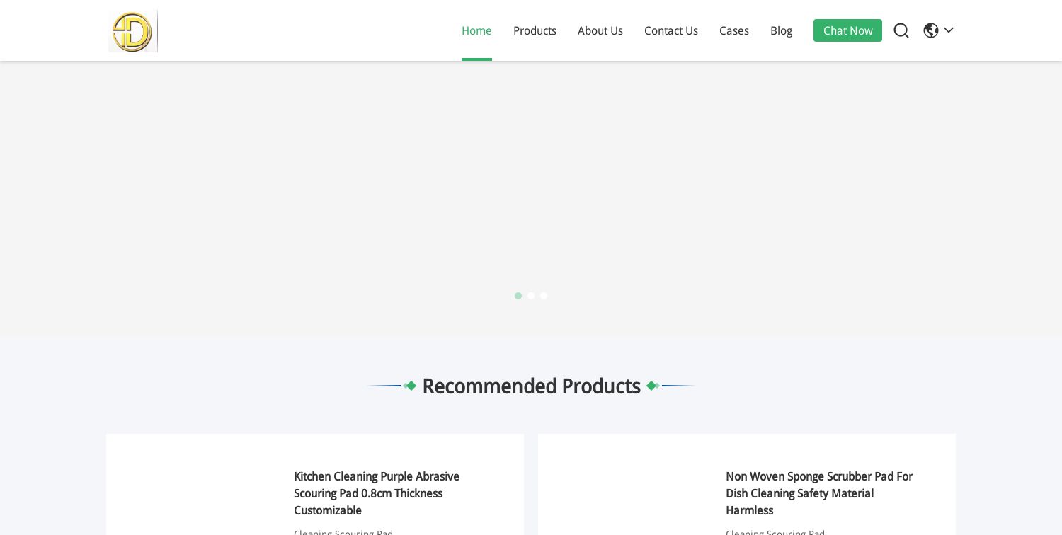 pc interface of cleaning-sponges.com