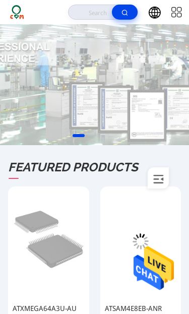 mobile interface of icmemorychip.com
