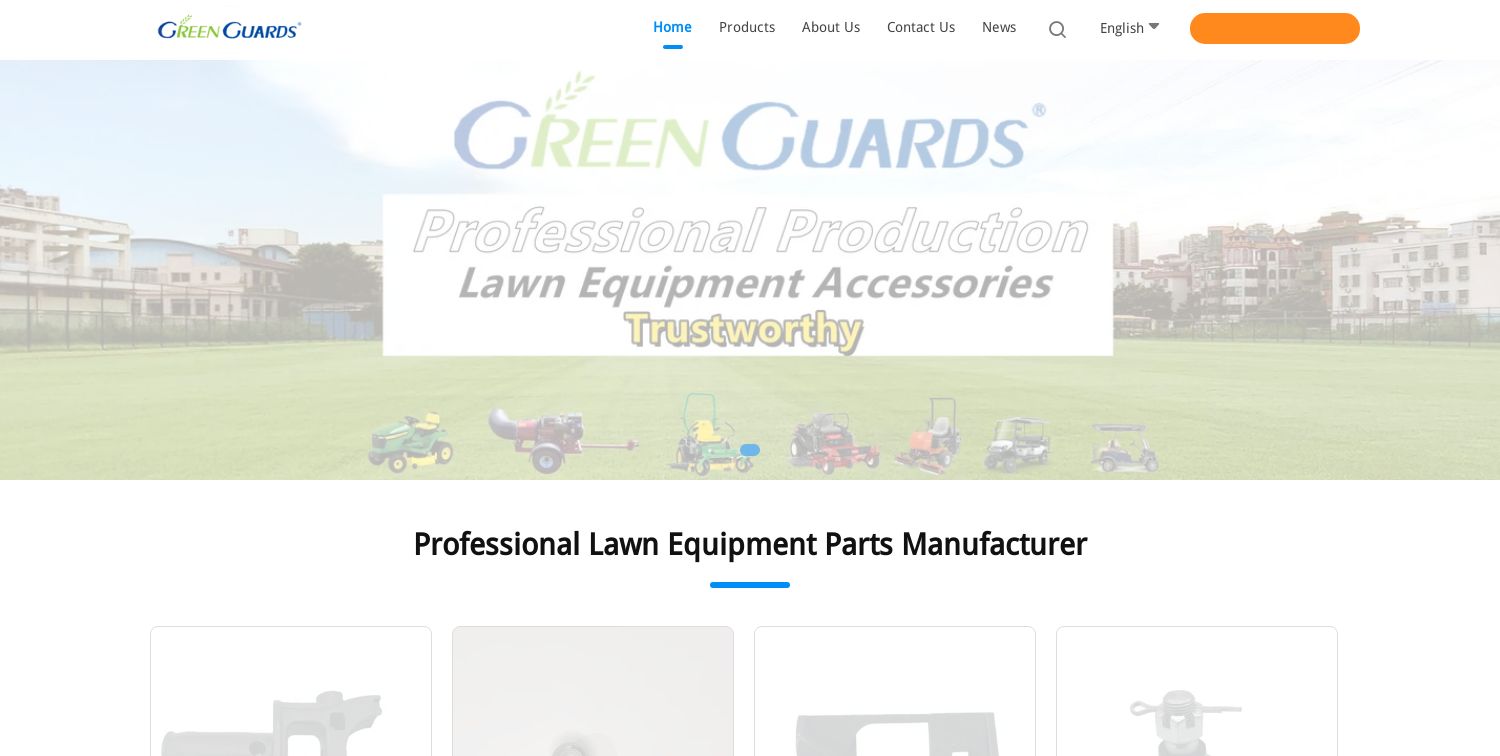 pc interface of lawnmowersparepart.com