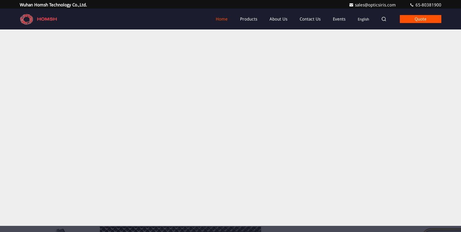pc interface of opticsiris.com