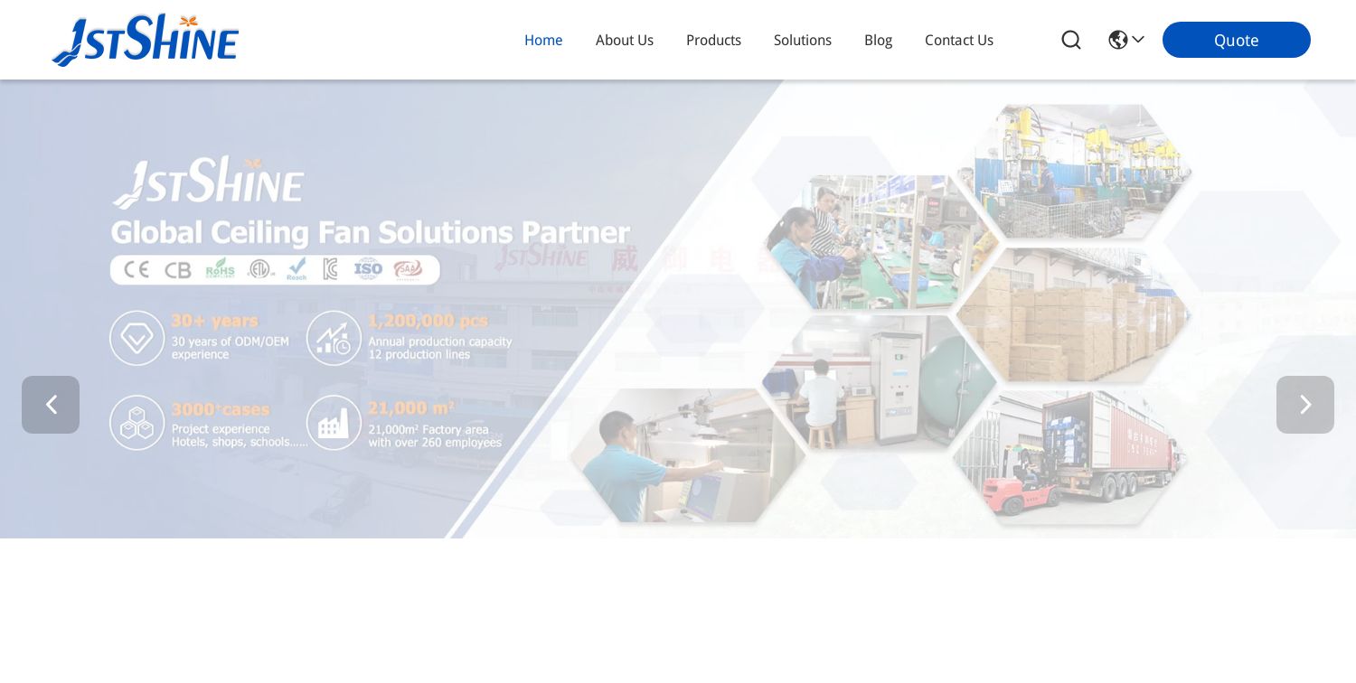 pc interface of ledceilingfan.com