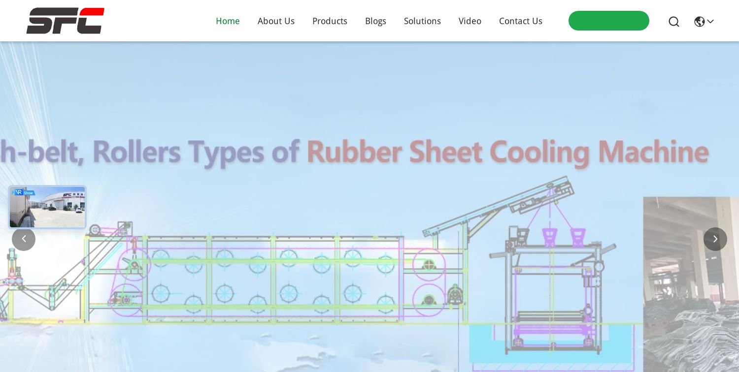 pc interface of rubbermakingmachinery.com