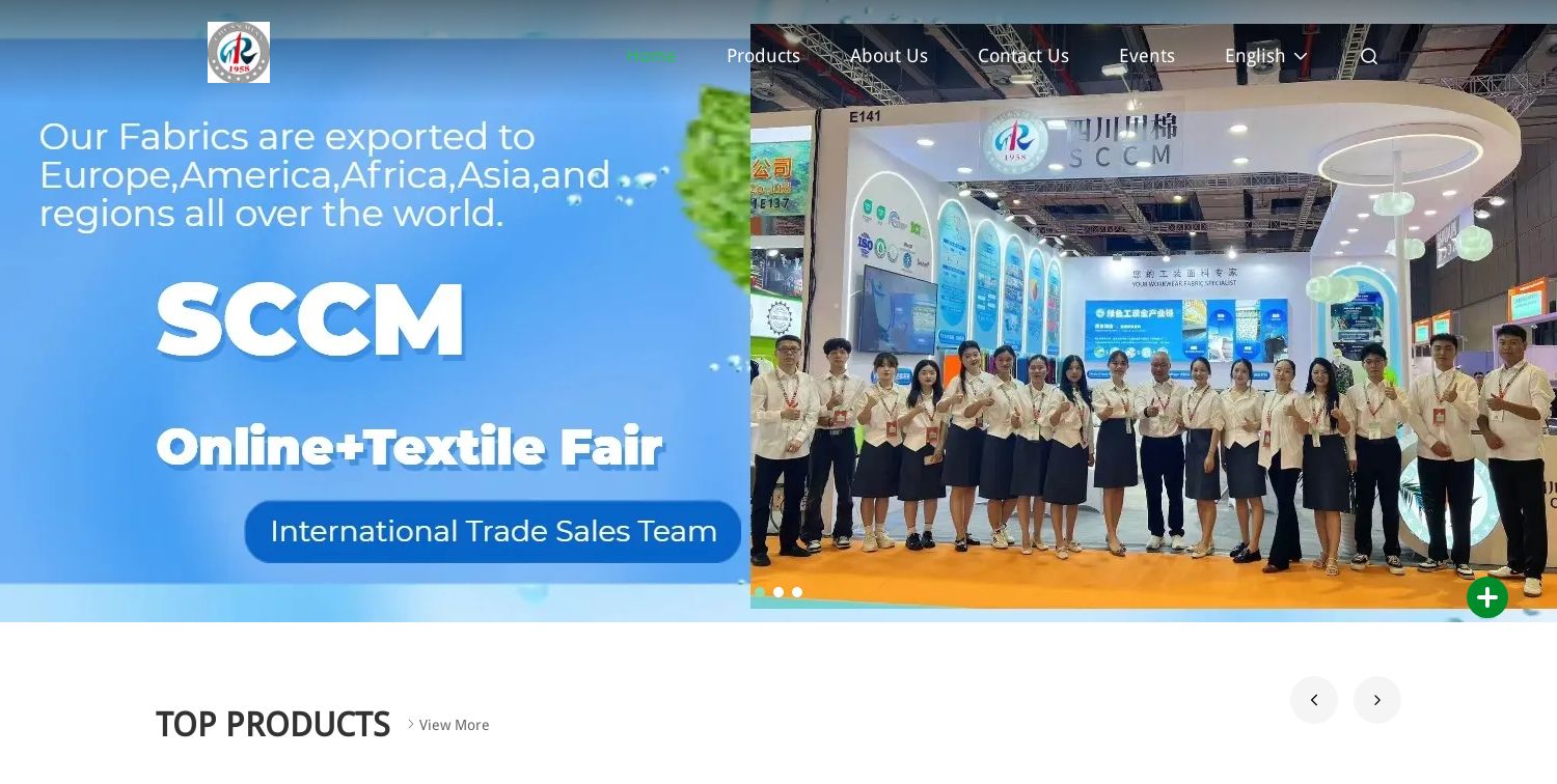 pc interface of workwear-fabric.com