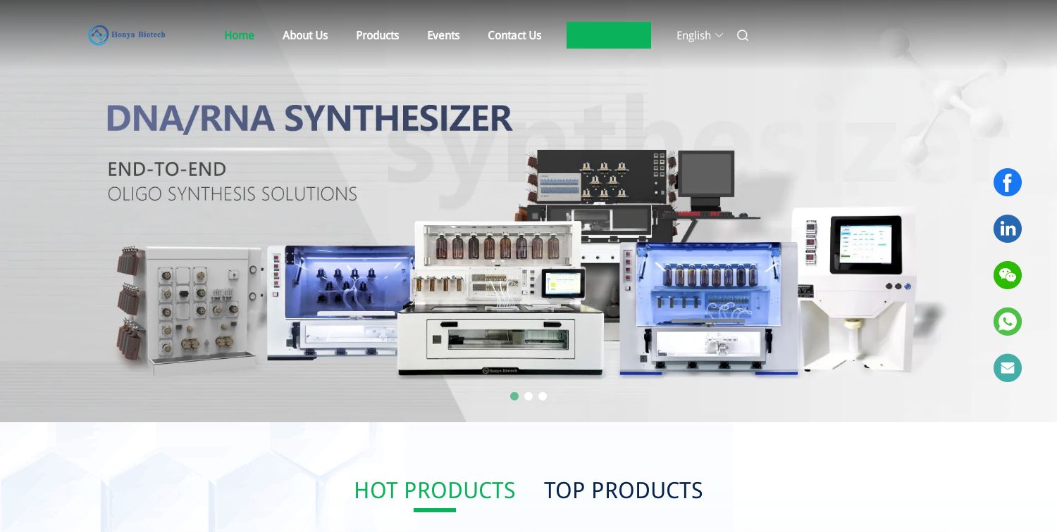 pc interface of oligo-synthesis.com
