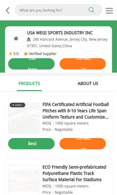 mobile interface of rubberrunningtracks.com