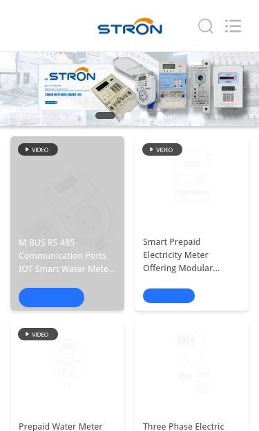 mobile interface of smart-prepaidmeter.com
