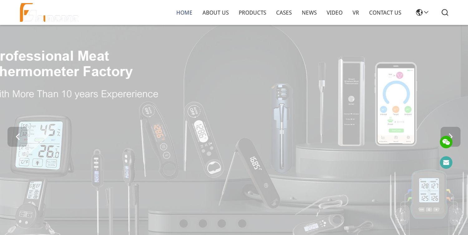 pc interface of cookthermometer.com