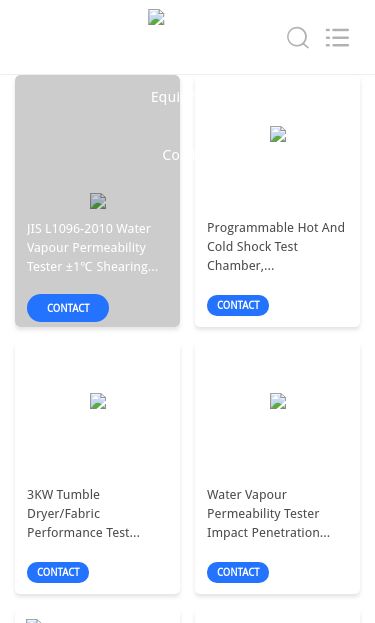 mobile interface of haida-test.com