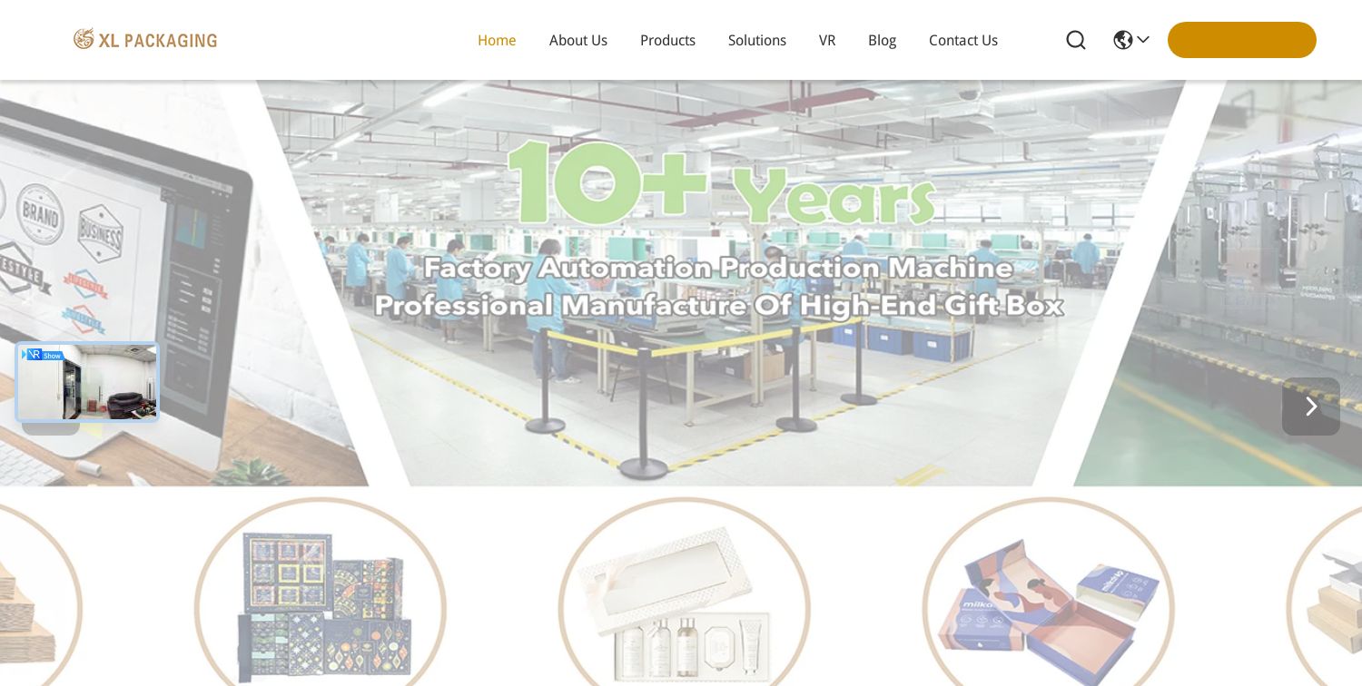 pc interface of custom-packagingbox.com