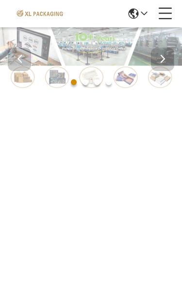 mobile interface of custom-packagingbox.com