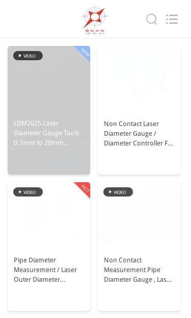 mobile interface of laserdiametergauge.com