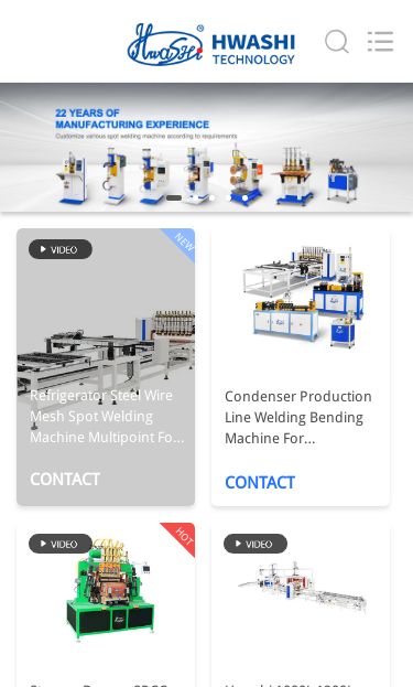 mobile interface of spot-weldingmachine.com