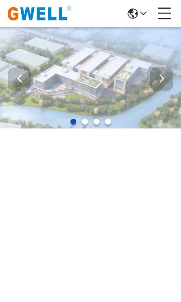 mobile interface of gwellmachine.com