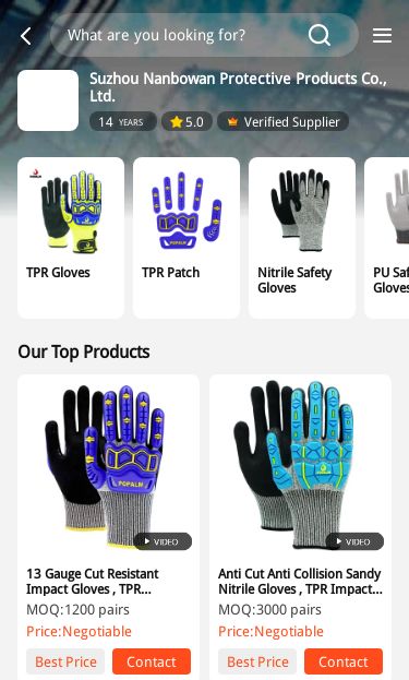 mobile interface of nbwsafety.com