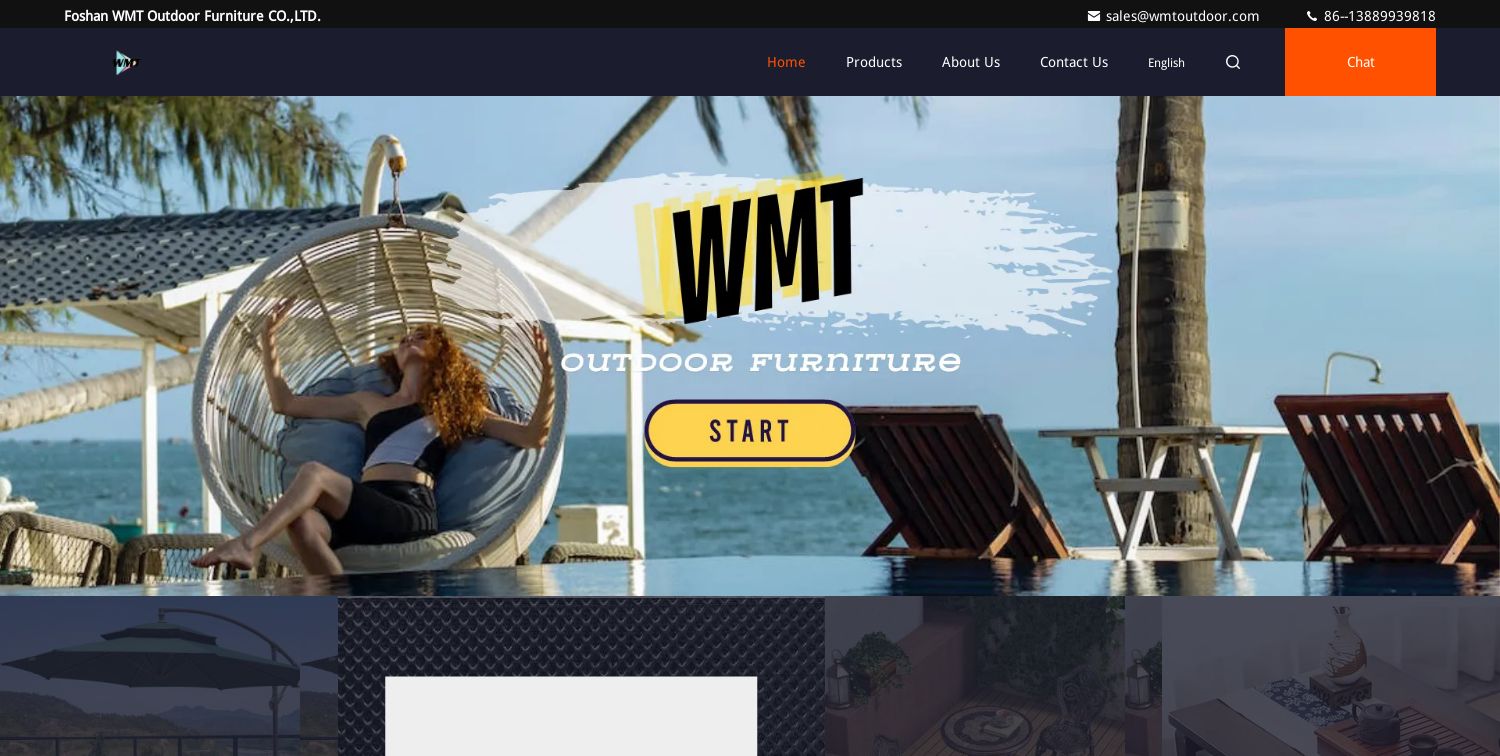 pc interface of wmtoutdoor.com