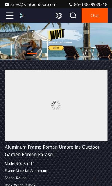 mobile interface of wmtoutdoor.com