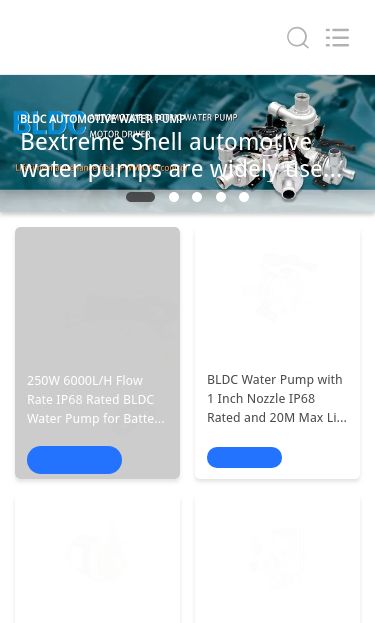 mobile interface of bldcmotordrivers.com